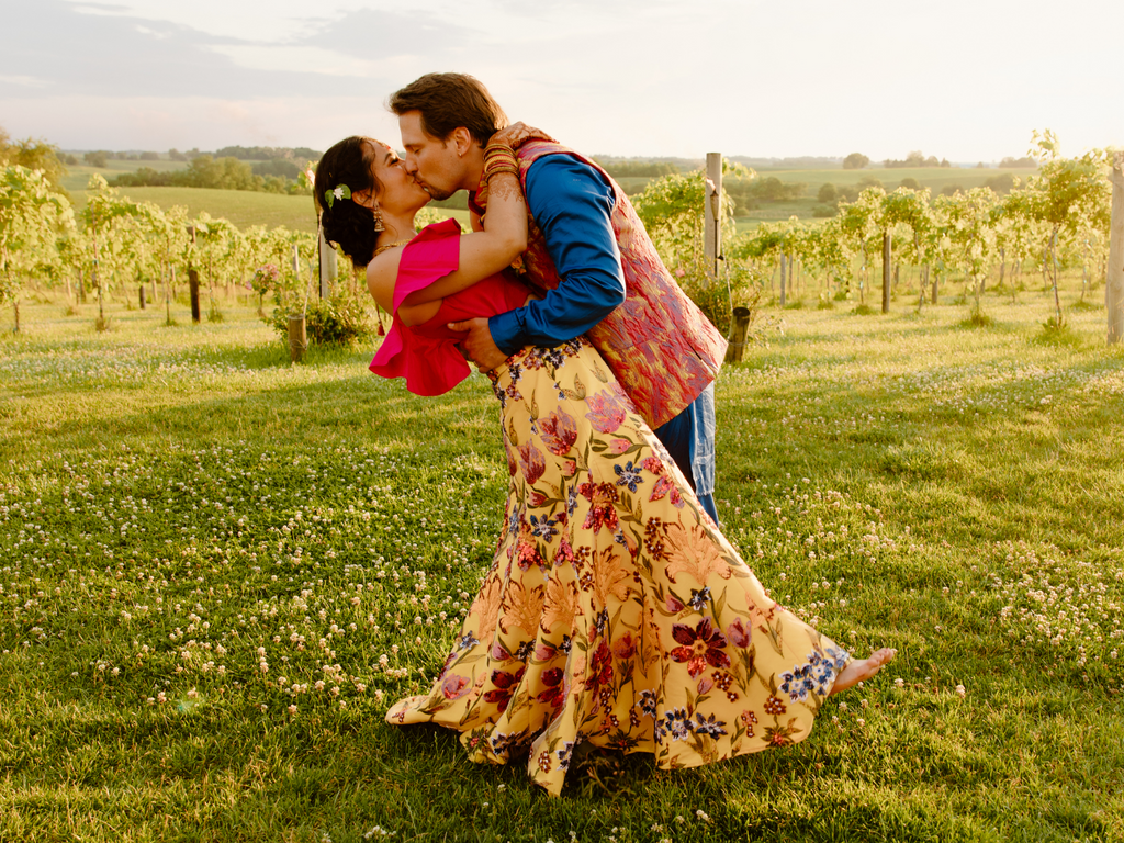 Maya & Will : Celebrating in all the Colorful Hues! – HarleenKaur