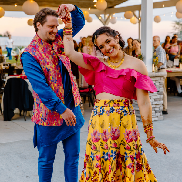 Maya & Will : Celebrating in all the Colorful Hues! – HarleenKaur